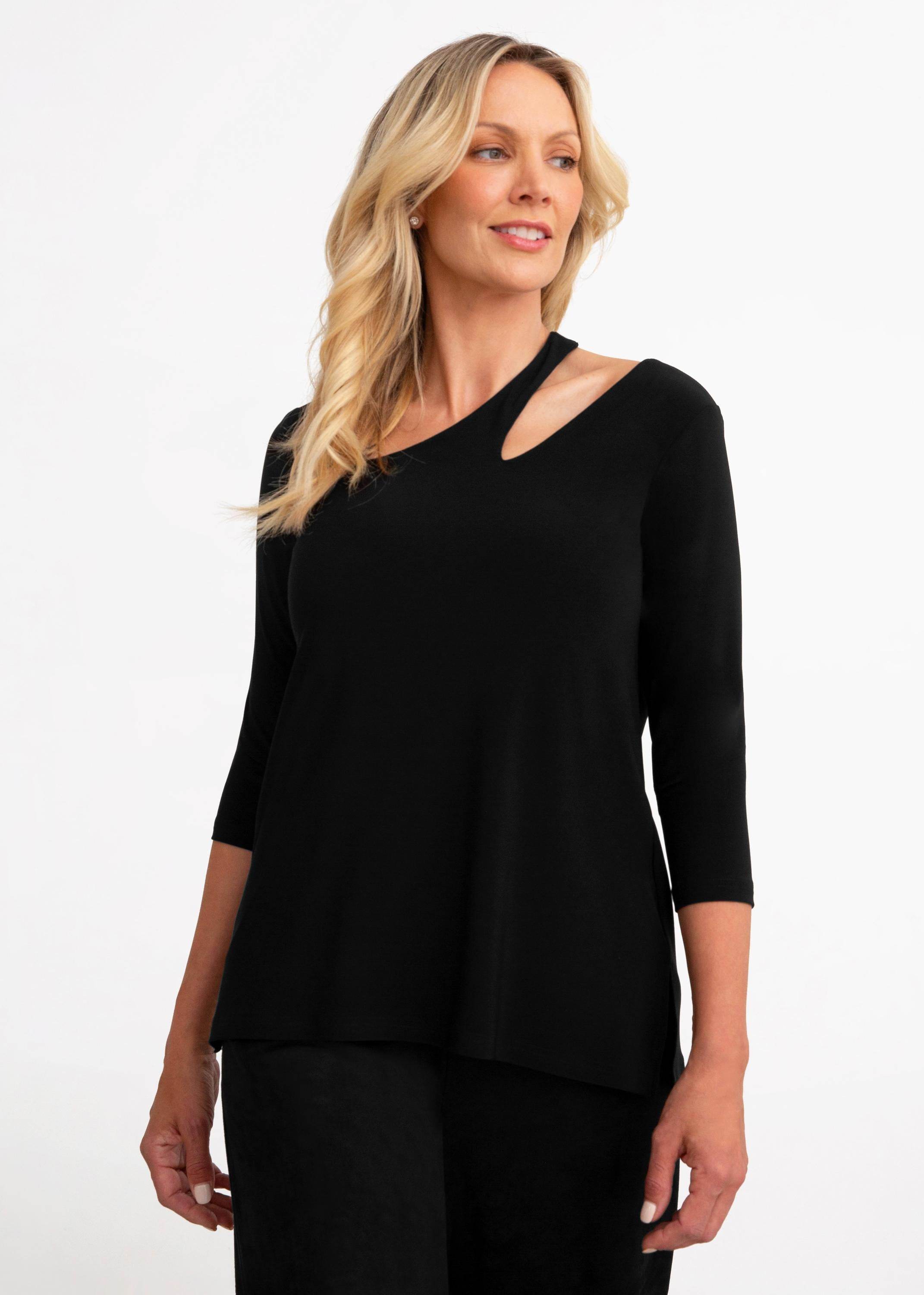Sympli Cutting Edge Top Style 22261-2, 3/4 Sleeves, 3 Colors Available ...